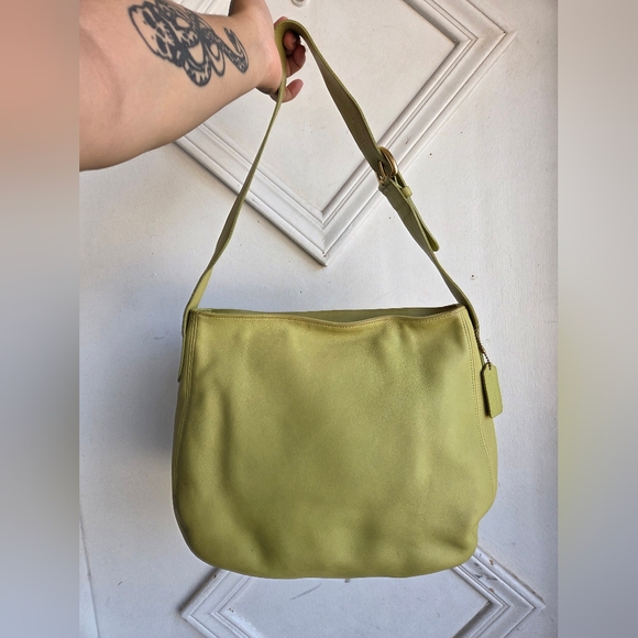 Coach | Bags | Vintage Coach Lime Soho Zip Hobo 461 | Poshmark